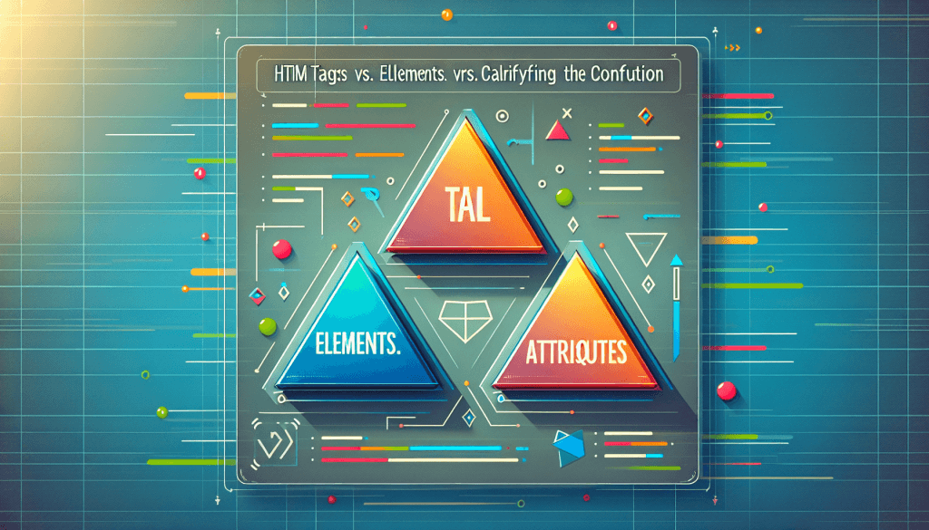 Html Tags Vs Elements Vs Attributes Clarifying The Confusion Web Crafting Code