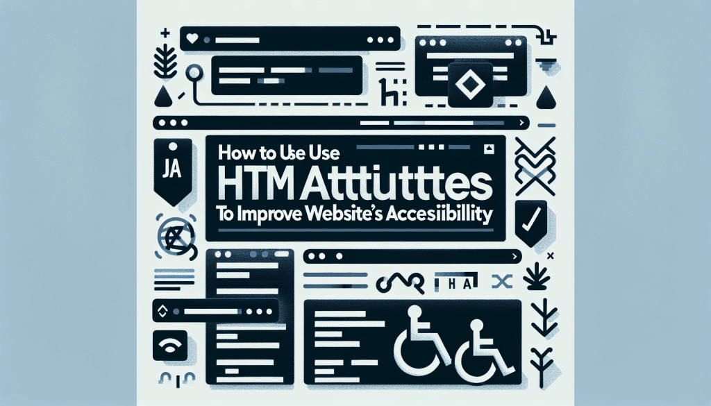 How To Use Html Attributes To Improve Your Websites Accessibility Web Crafting Code