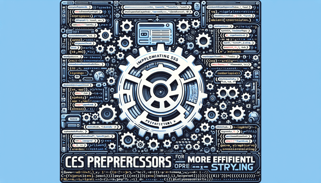 Implementing CSS Preprocessors for More Efficient Styling - Web crafting code