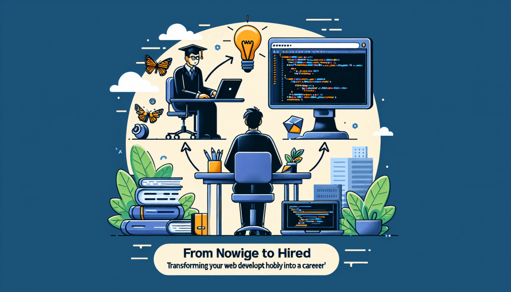 From Novice to Hired: Transforming Your Web Development Hobby into a Career - Web crafting code