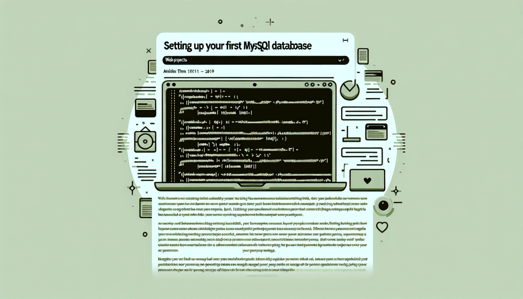 Setting Up Your First Mysql Database For Web Projects Web Crafting Code