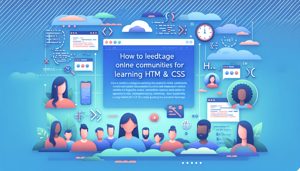 How to Leverage Online Communities for Learning HTML and CSS - Web crafting code