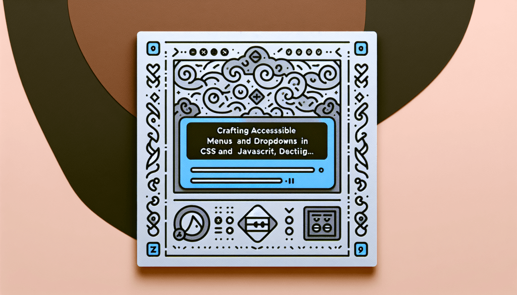 Crafting Accessible Menus And Dropdowns In Css And Javascript Web Crafting Code
