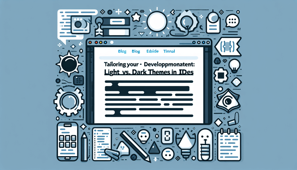 Tailoring Your Development Environment: Light vs. Dark Themes in IDEs - Web crafting code