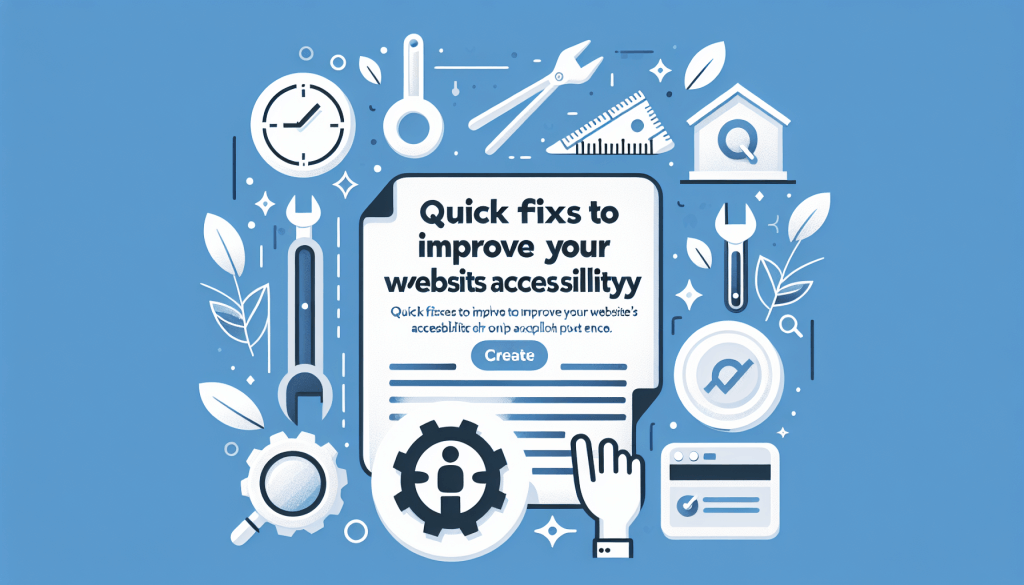 Quick Fixes To Improve Your Website S Accessibility Web Crafting Code