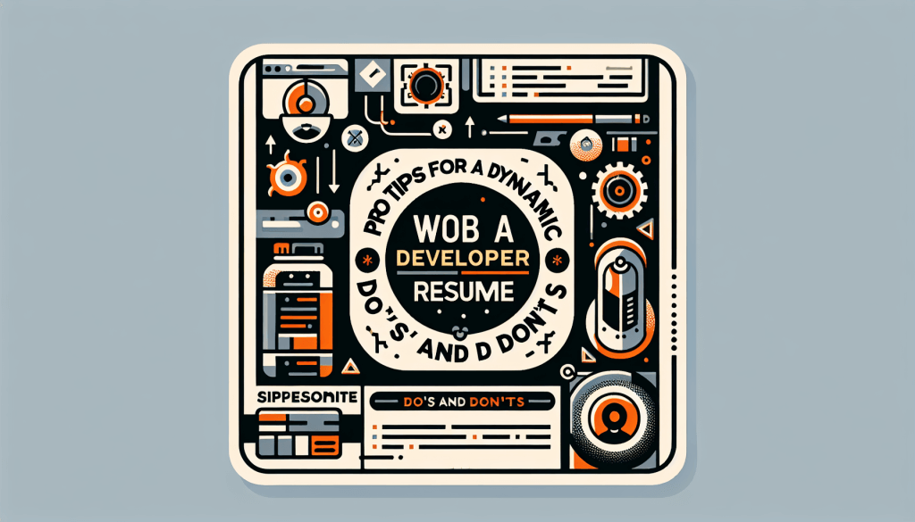 Pro Tips For A Dynamic Web Developer Resume Do S And Don Ts Web Crafting Code