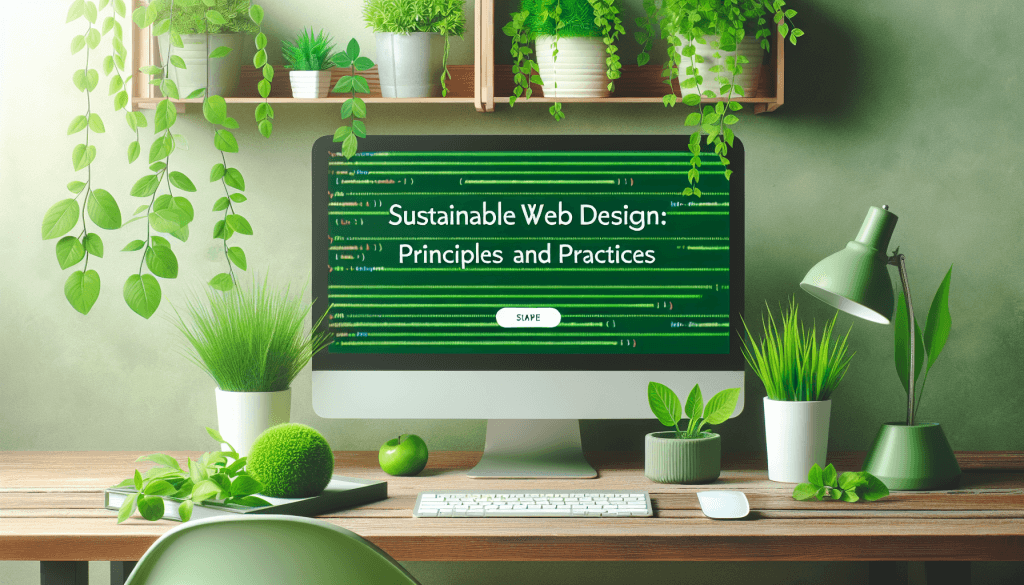 Sustainable Web Design Principles And Practices Web Crafting Code
