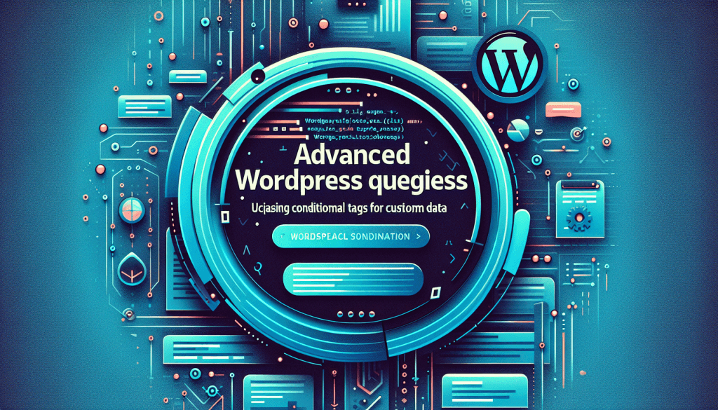 Advanced Wordpress Queries Utilizing Conditional Tags For Custom Data Web Crafting Code