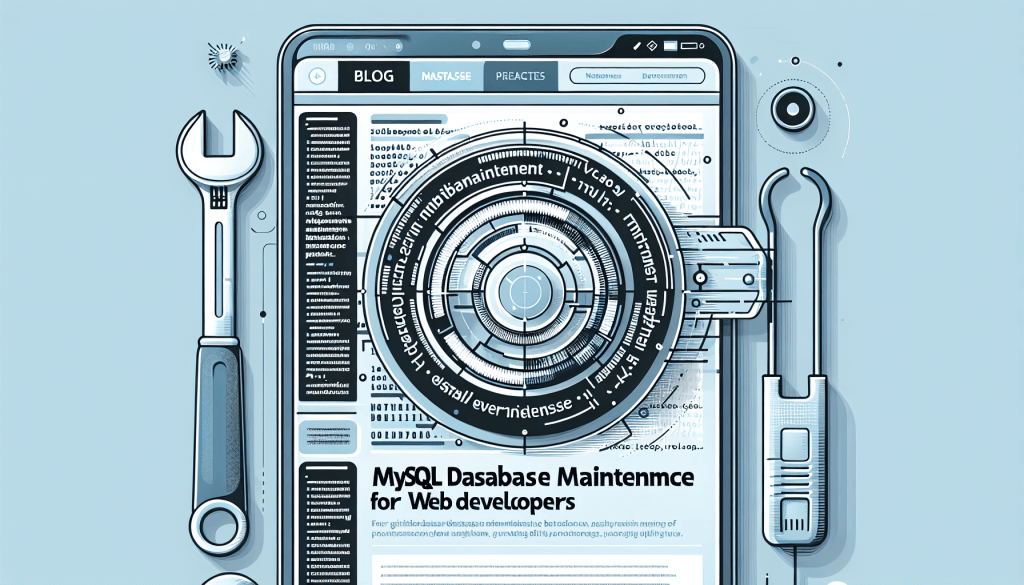 MySQL Database Maintenance Best Practices for Web Developers - Web crafting code