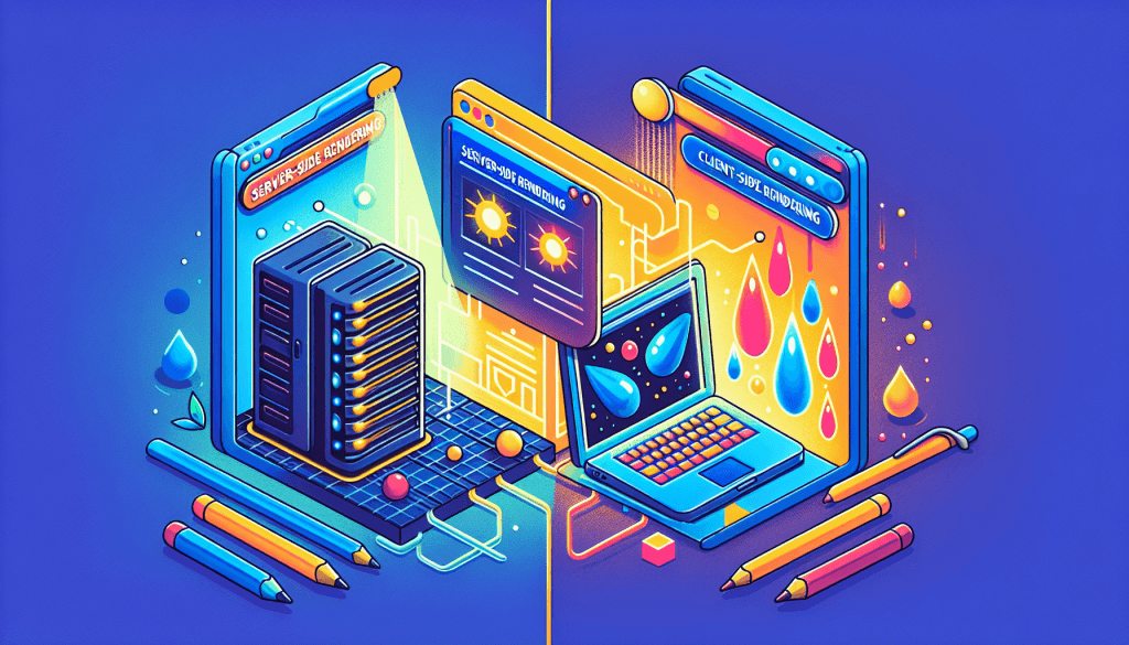 Server-Side Rendering vs. Client-Side Rendering - Web crafting code