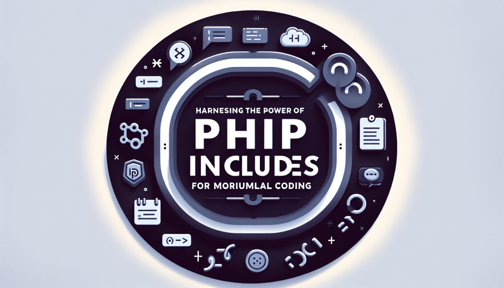 Harnessing the Power of PHP Includes for Modular Coding - Web crafting code