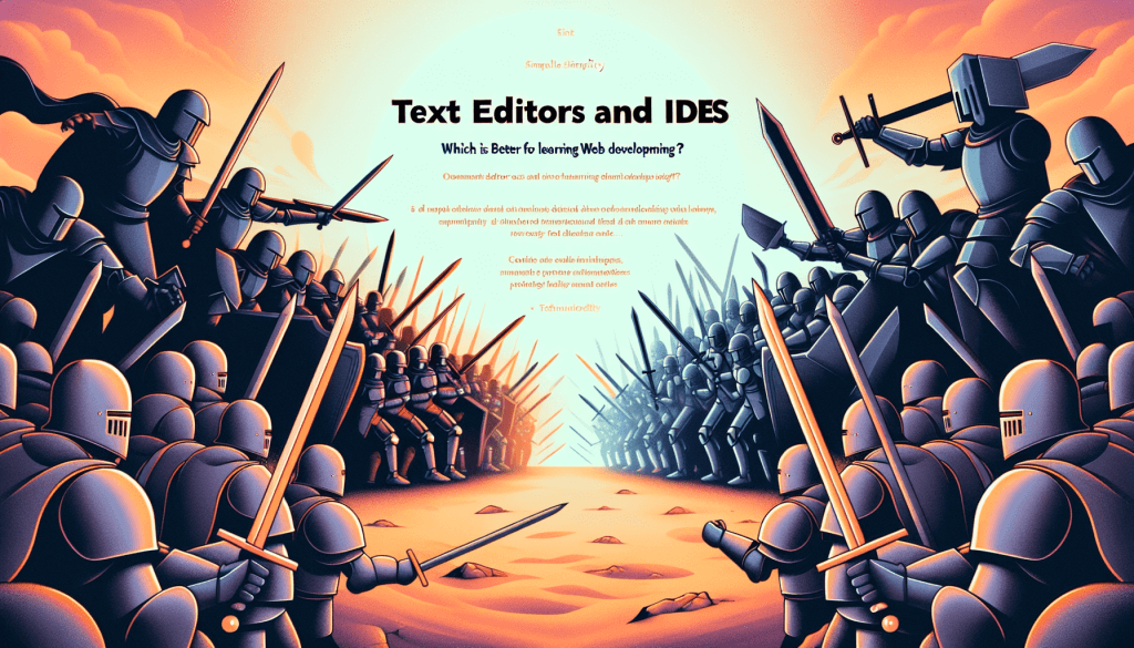 Text Editors and IDEs: Which Is Better for Learning Web Development ...