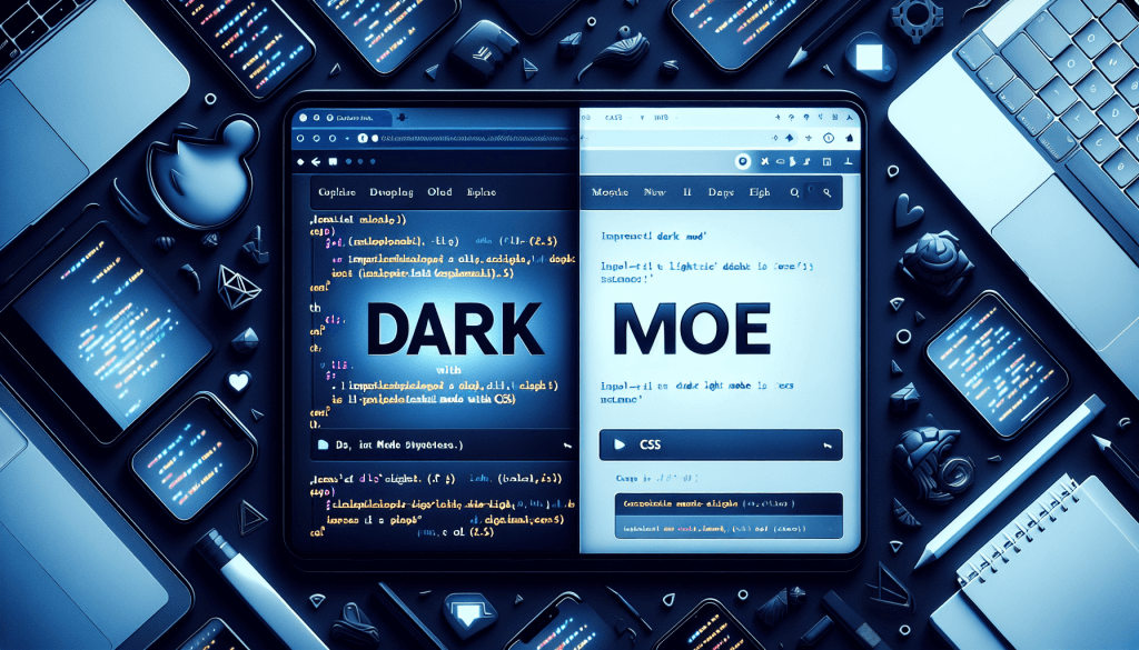 Implementing Dark Mode with CSS - Web crafting code