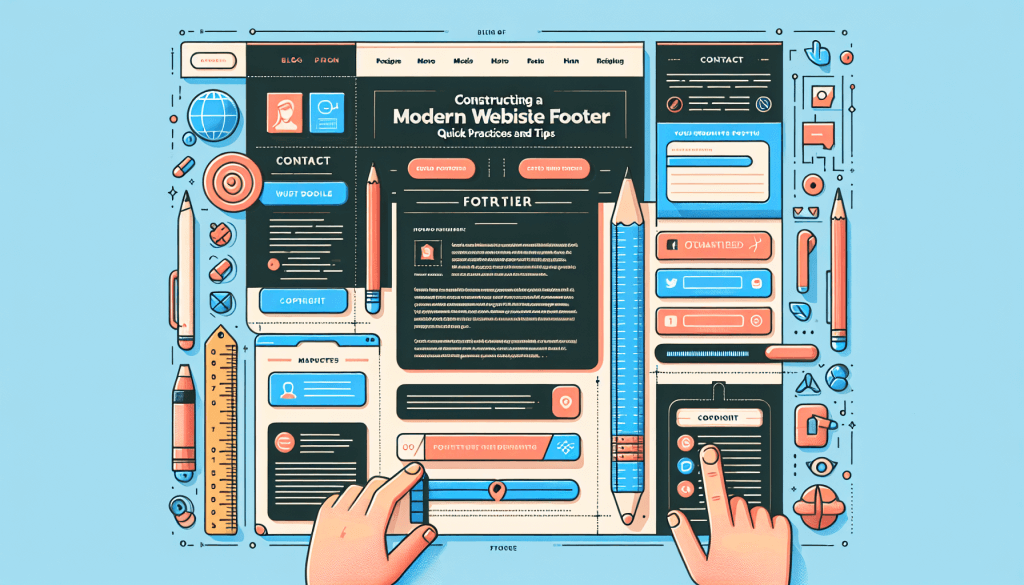 Constructing a Modern Website Footer: Best Practices and Tips - Web crafting code