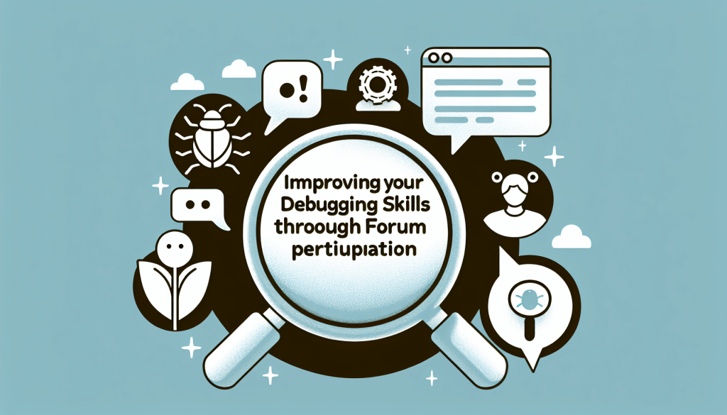 Improving Your Debugging Skills Through Forum Participation - Web crafting code