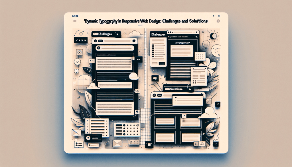 Dynamic Typography in Responsive Web Design: Challenges and Solutions - Web crafting code