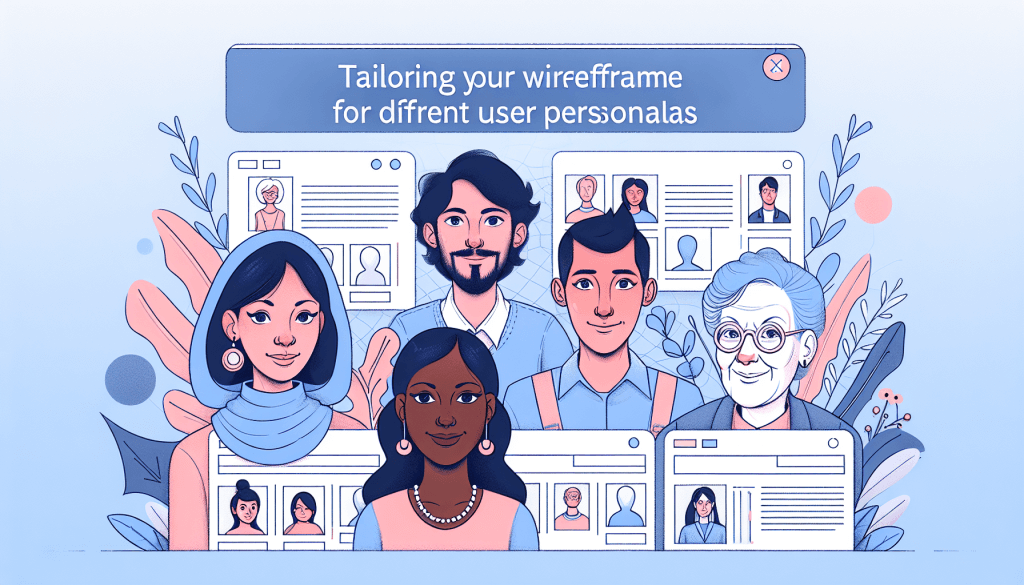 Tailoring Your Wireframe for Different User Personas - Web crafting code