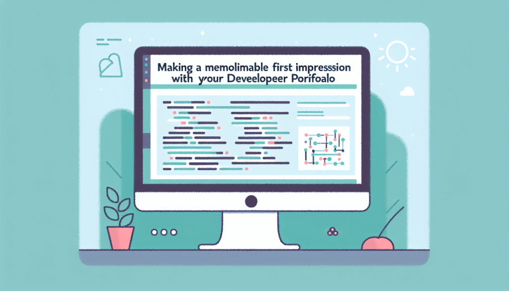Making a Memorable First Impression with Your Developer Portfolio - Web crafting code