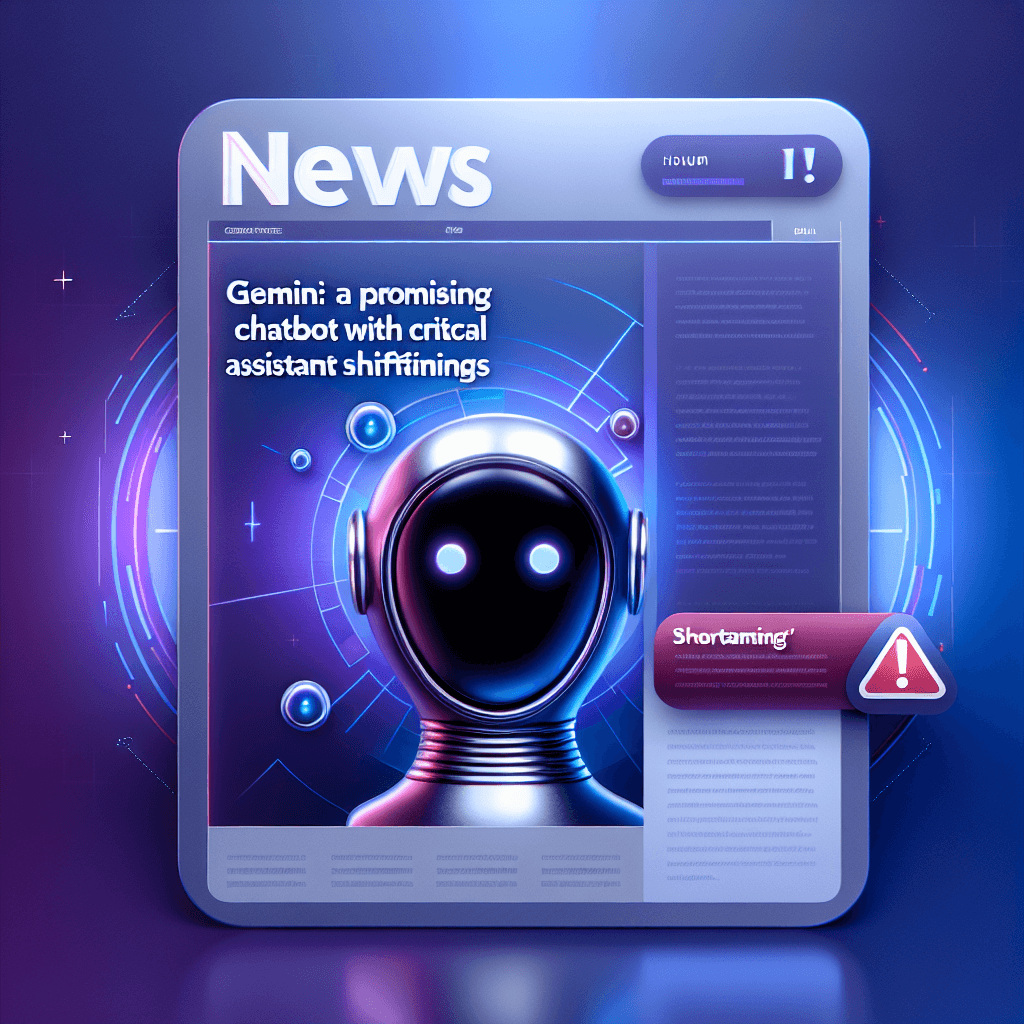 Gemini: A Promising Chatbot with Critical Assistant Shortcomings - Web ...