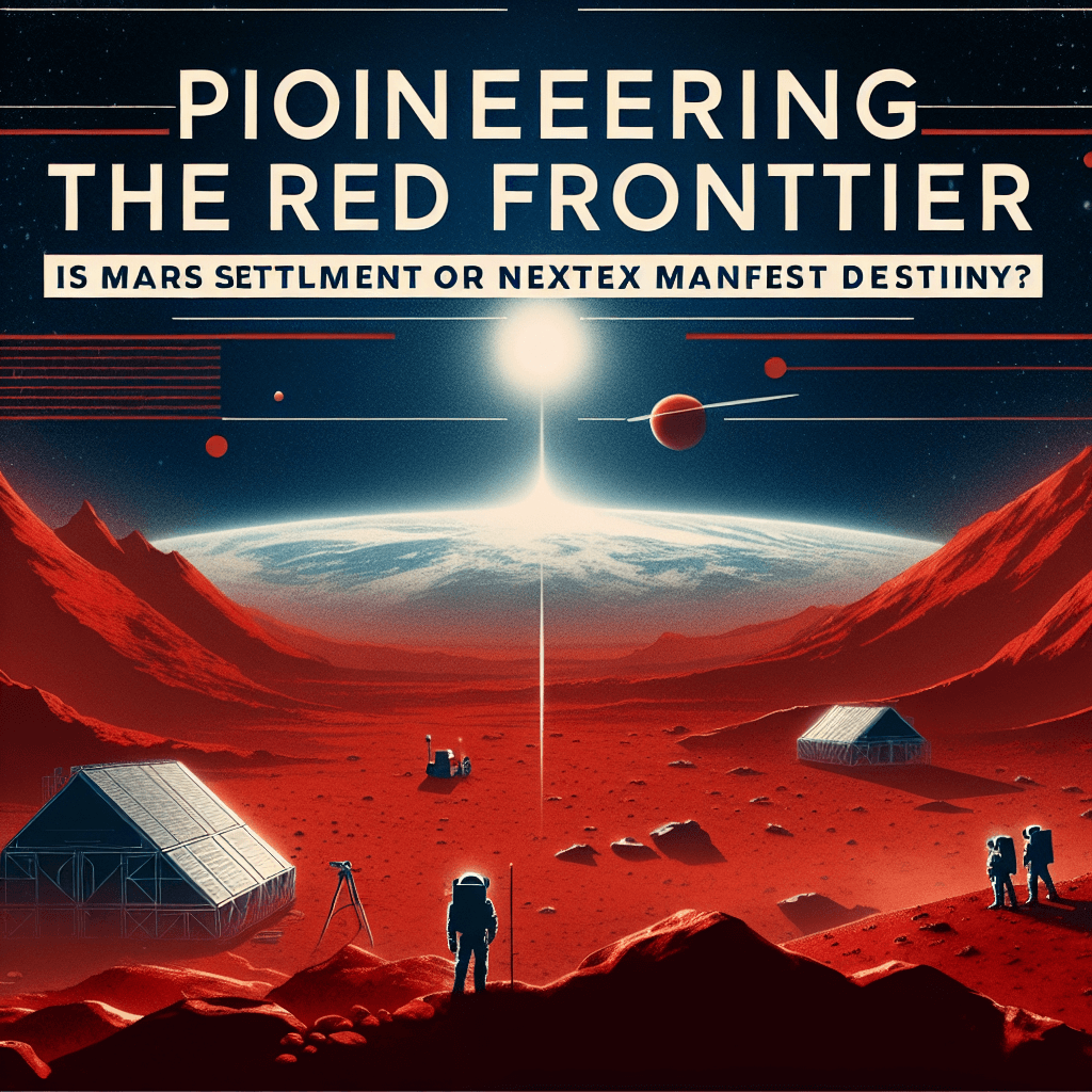 Pioneering the Red Frontier: Is Mars Settlement Our Next Manifest Destiny? - Web crafting code