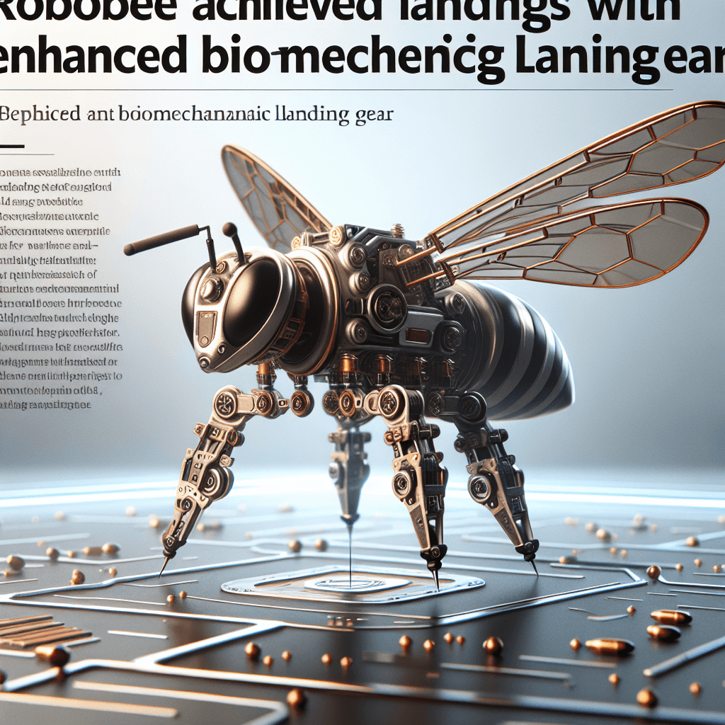 RoboBee Achieves Reliable Landings with Enhanced Biomechanical Landing Gear - Web crafting code