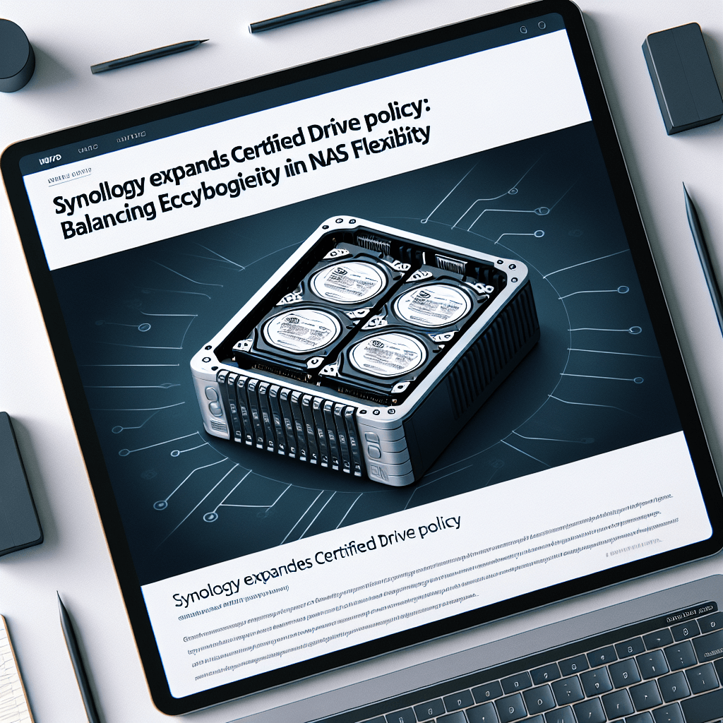 Synology Updates Disk Certification Policy for NAS - Web crafting code