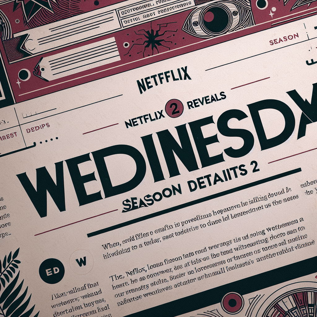 Netflix Reveals 'Wednesday' Season 2 Teaser Details - Web crafting code