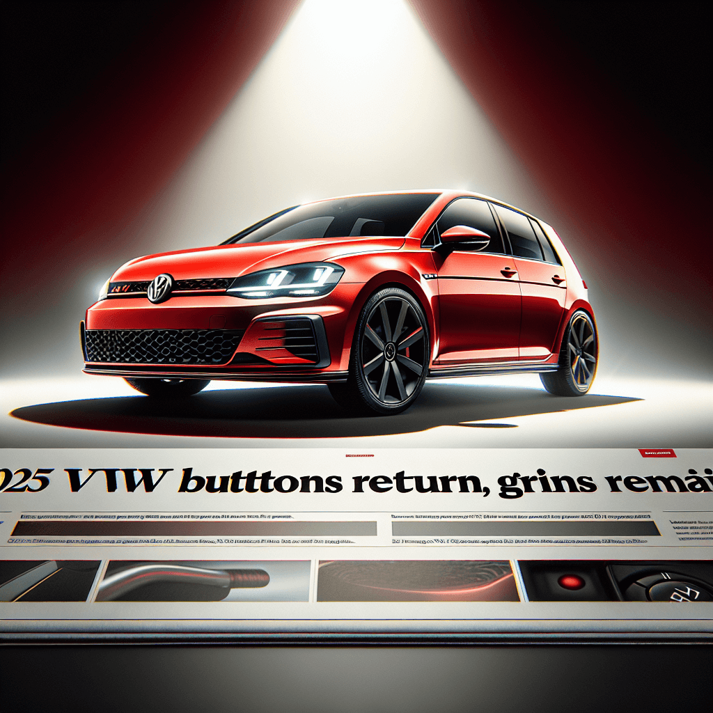 2025 VW Golf GTI Mk8.5: Buttons Return, Grins Remain - Web crafting code