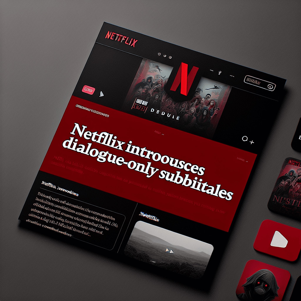 Netflix Introduces Dialogue-Only Subtitles - Web crafting code