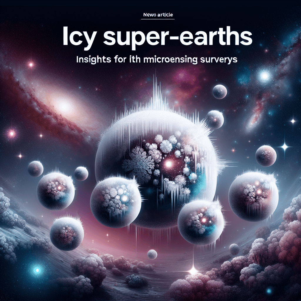 Icy Super-Earths: Insights from Microlensing Surveys - Web crafting code