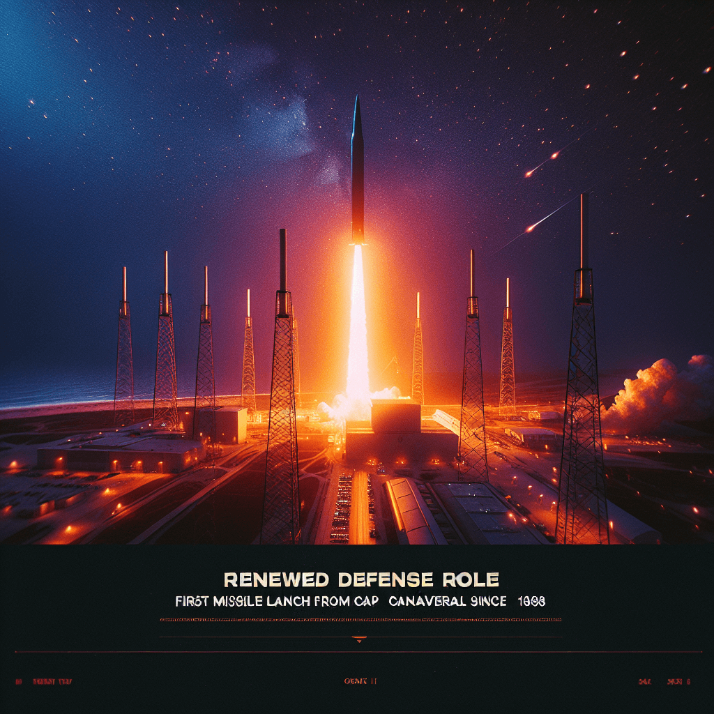 Renewed Defense Role: First Missile Launch from Cape Canaveral Since ...
