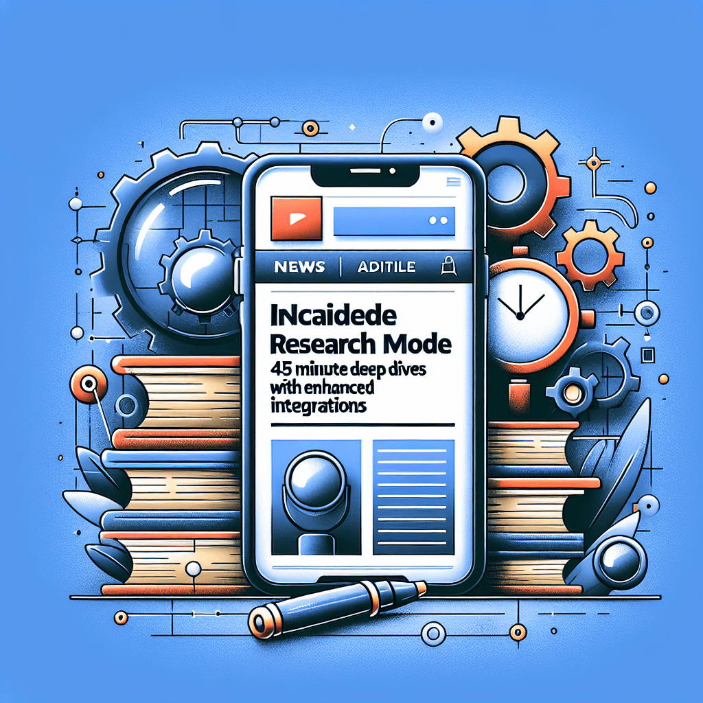 Claude Research Mode: 45-Minute Deep Dives with Enhanced Integrations - Web crafting code