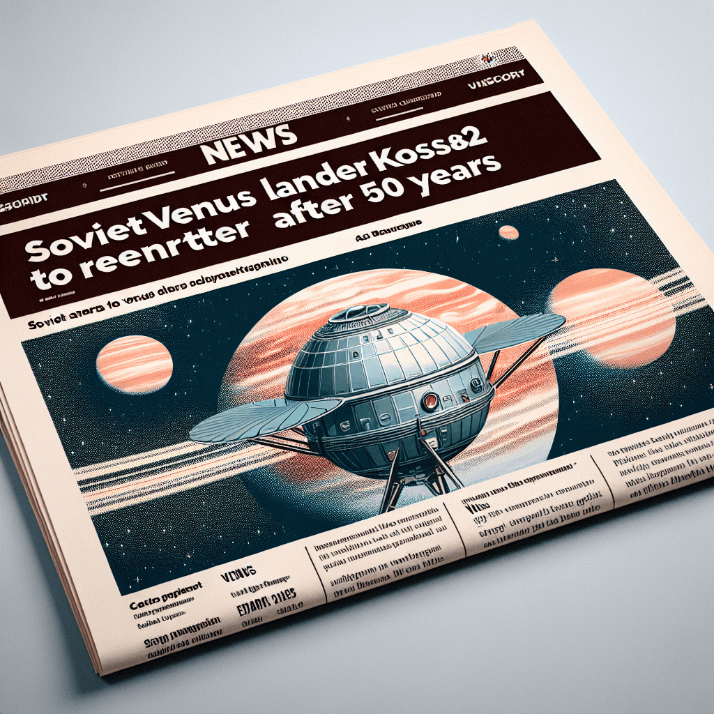 Soviet Venus Lander Kosmos 482 to Reenter After 50 Years - Web crafting code