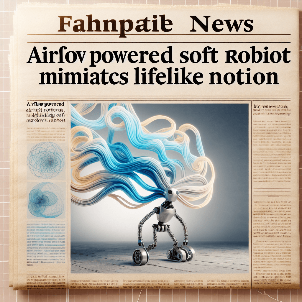 Airflow-Powered Soft Robot Mimics Lifelike Motion - Web crafting code