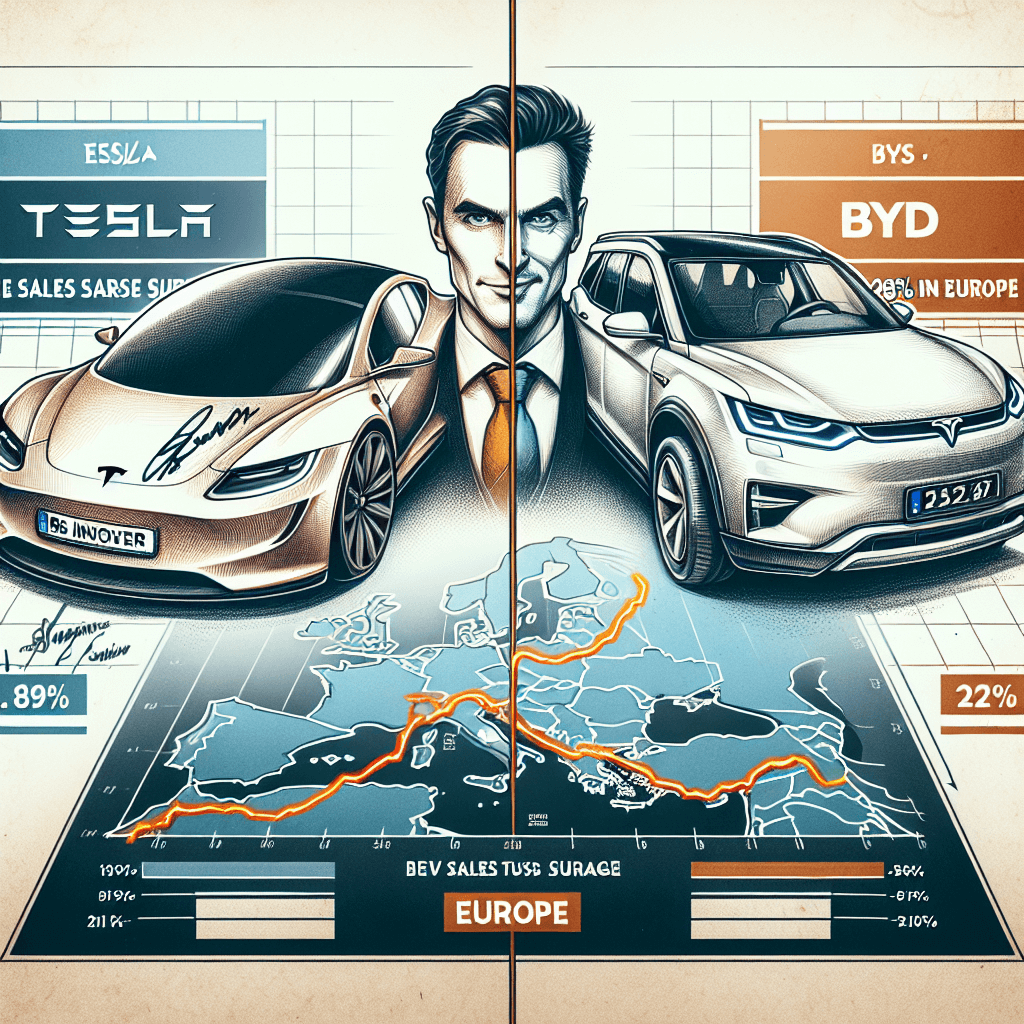 Tesla vs BYD: BEV Sales Surge 28% in Europe - Web crafting code