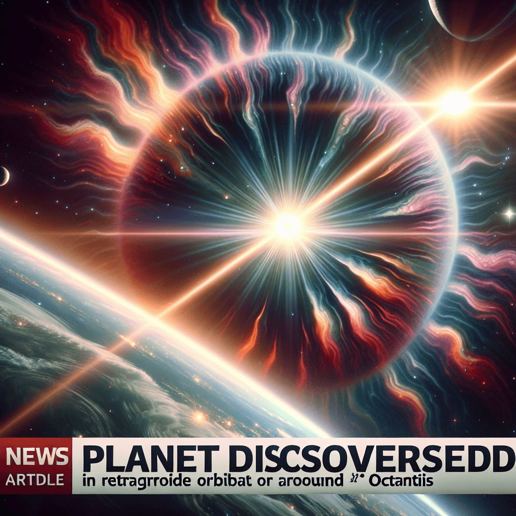 Planet Discovered in Retrograde Orbit Around ν Octantis - Web crafting code