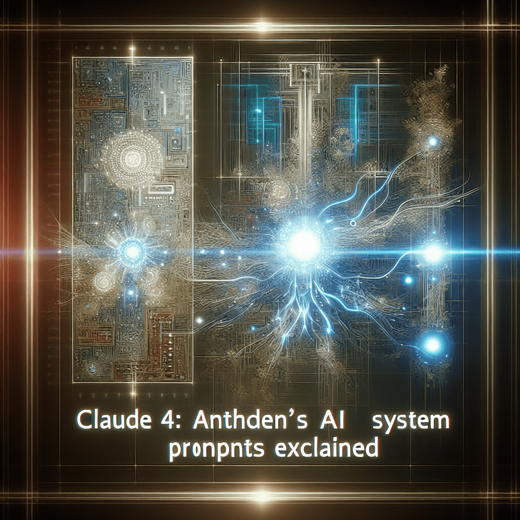 Claude 4: Anthropic's Hidden AI System Prompts Explained - Web crafting ...