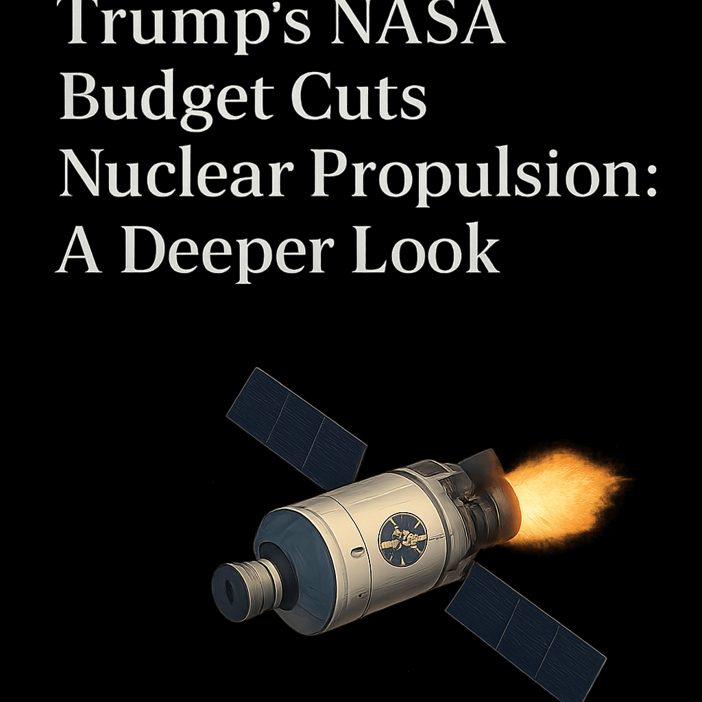 Trump’s NASA Budget Cuts Nuclear Propulsion: A Deeper Look - Web ...