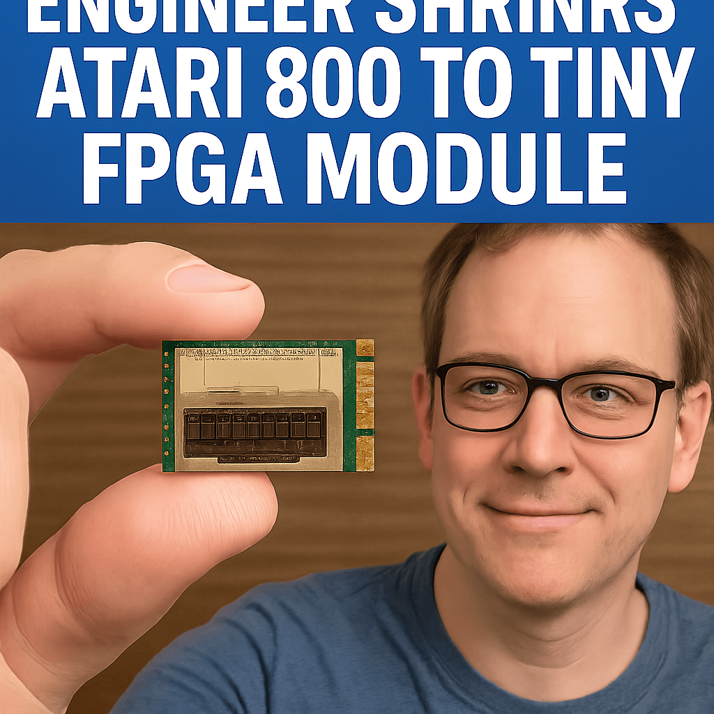 Engineer Shrinks Atari 800 to Tiny FPGA Module - Web crafting code