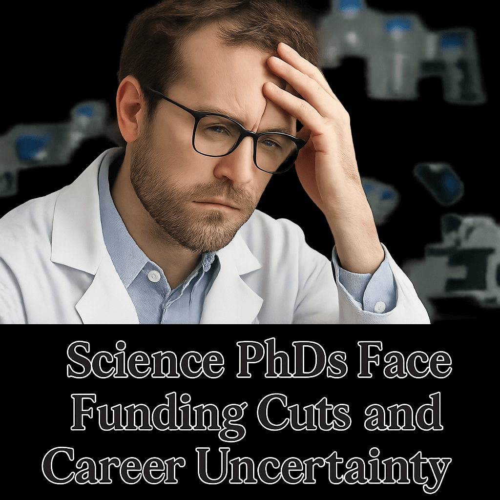 Science PhDs Face Funding Cuts and Career Uncertainty - Web crafting code