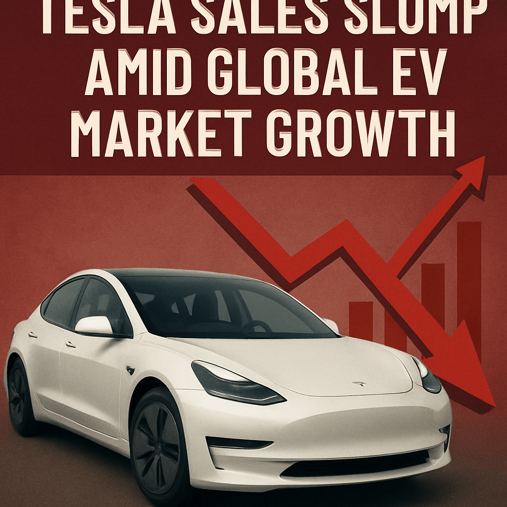 Tesla Sales Slump Amid Global EV Market Growth - Web crafting code