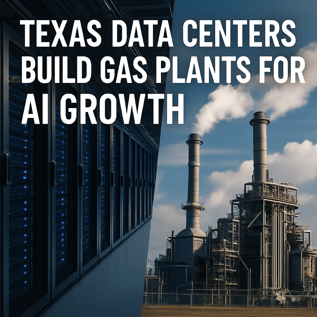 Texas Data Centers Build Gas Plants for AI Growth - Web crafting code