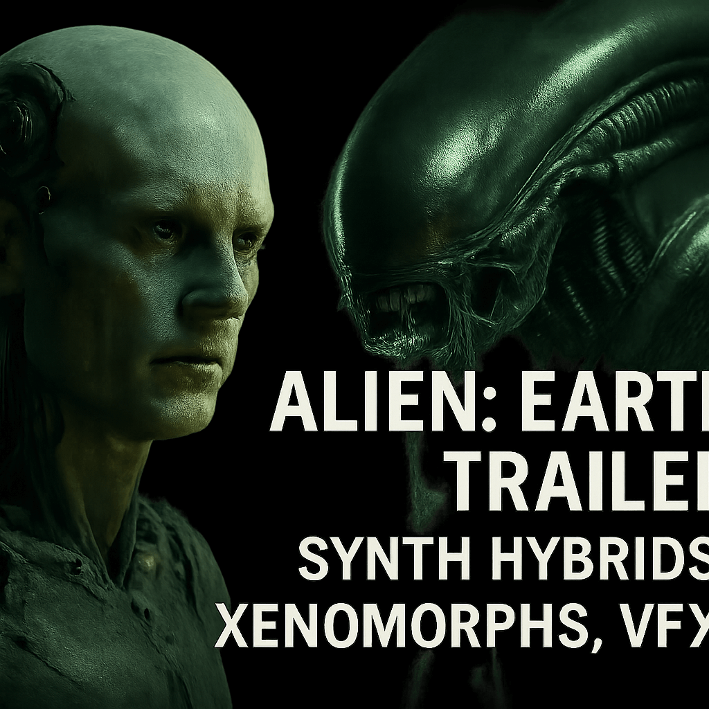 Alien: Earth Trailer - Synth Hybrids, Xenomorphs, VFX - Web crafting code