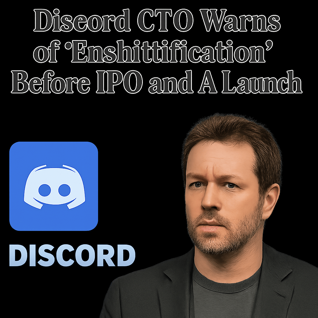 Discord CTO Warns of 'Enshittification' Before IPO and Ad Launch - Web crafting code