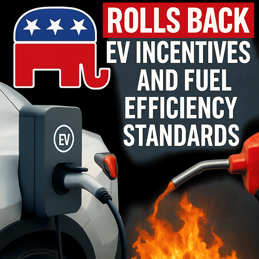 GOP Rolls Back EV Incentives and Fuel Efficiency Standards - Web ...