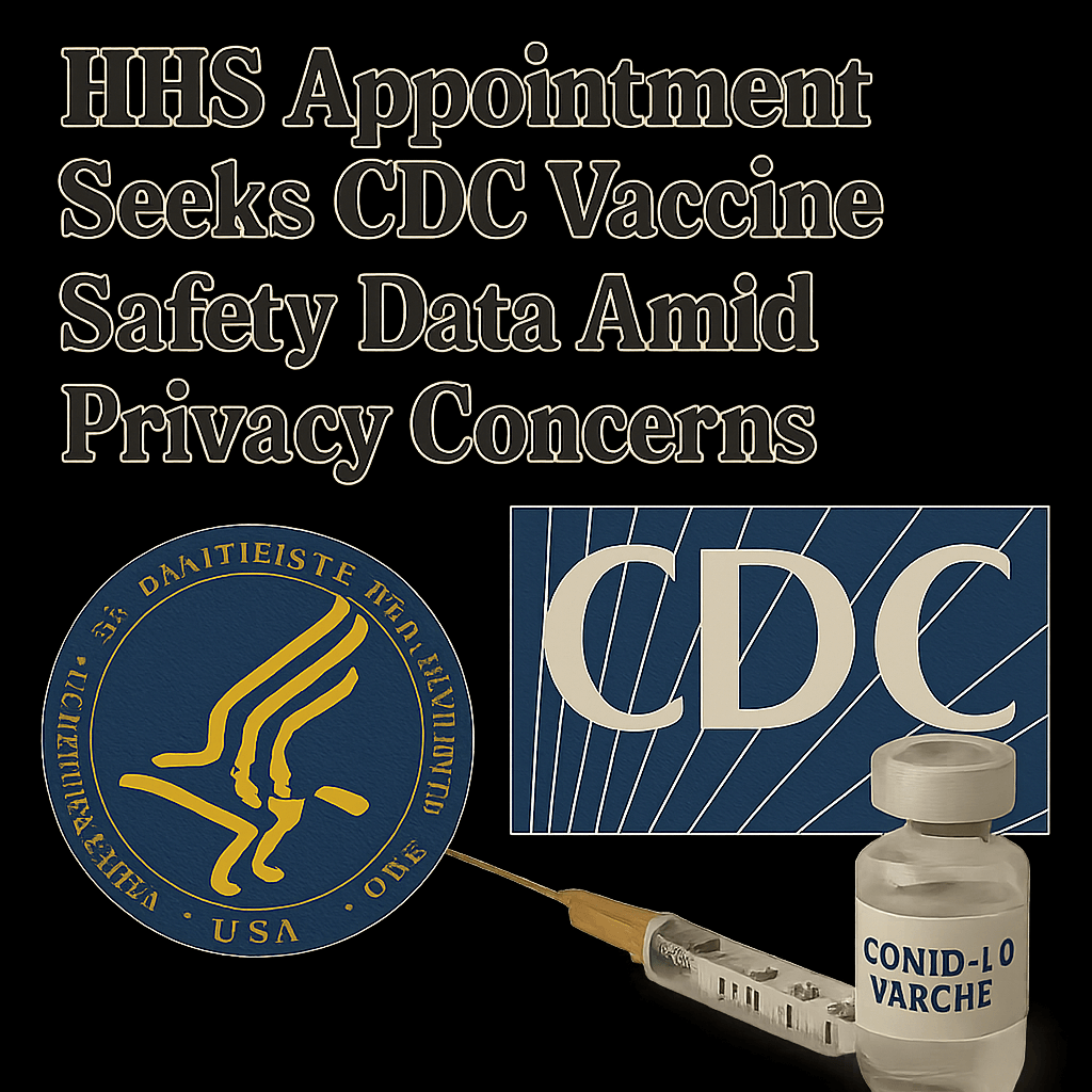 HHS Appointment Seeks CDC Vaccine Safety Data Amid Privacy Concerns ...