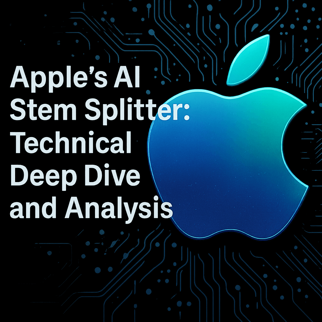 Apple's AI Stem Splitter: Technical Deep Dive and Analysis - Web ...