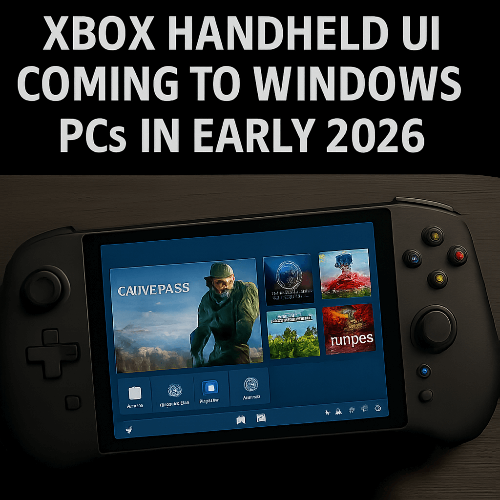 Xbox Handheld UI Coming to Windows PCs in Early 2026 - Web crafting code