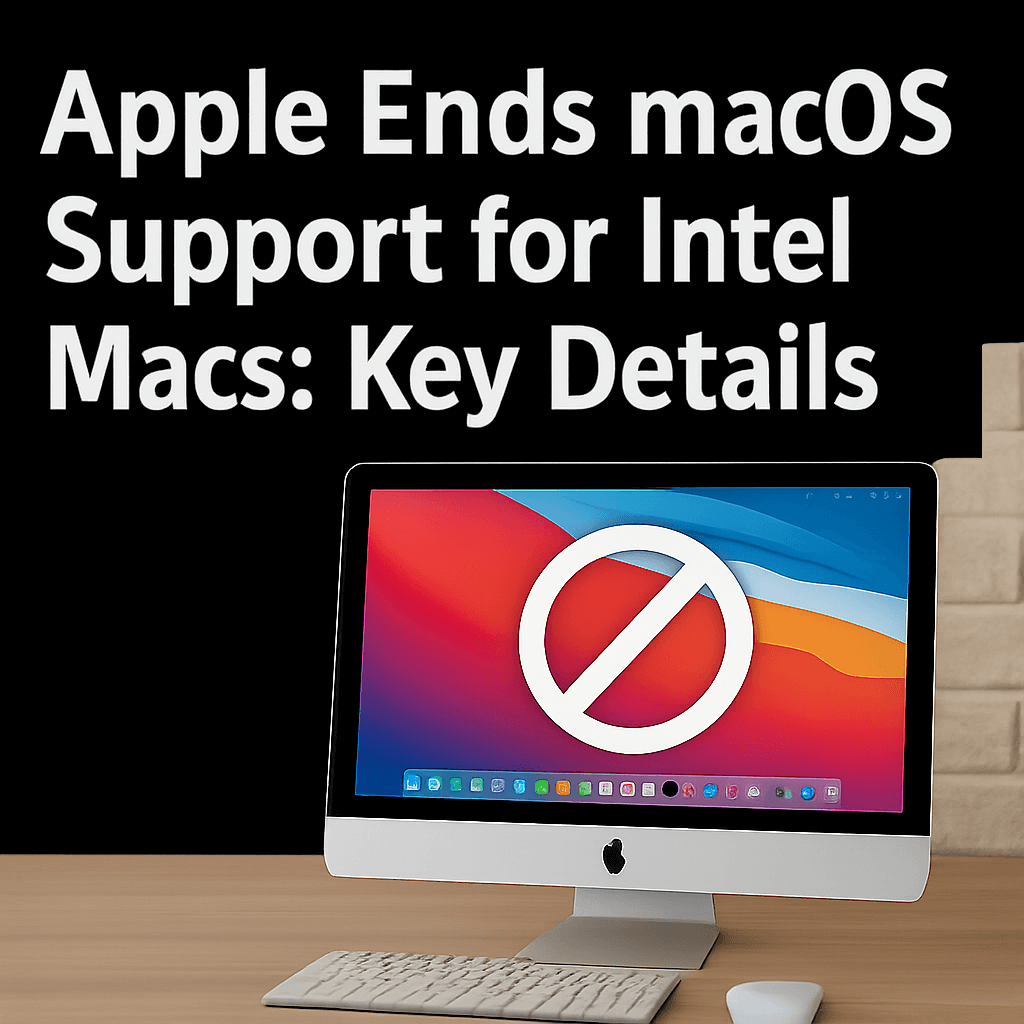 Apple Ends macOS Support for Intel Macs: Key Details - Web crafting code
