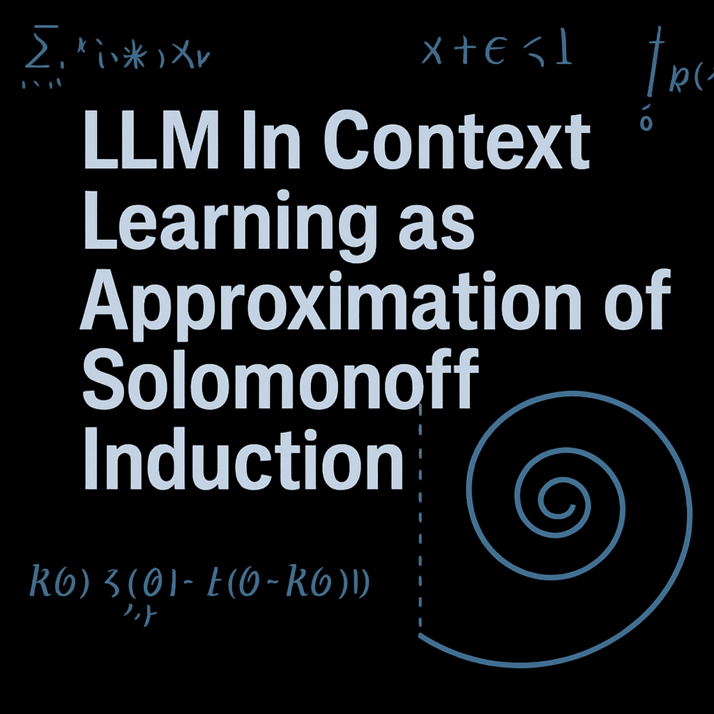 LLM In-Context Learning as Approximation of Solomonoff Induction - Web ...